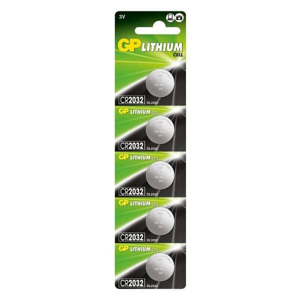 Batería CR2032 GP Lithium Cell 3V
