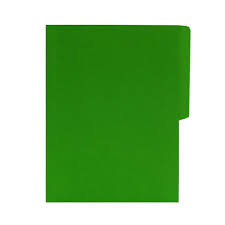 Folder carta color verde
