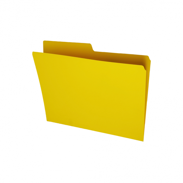 folder tamaño carta amarillo