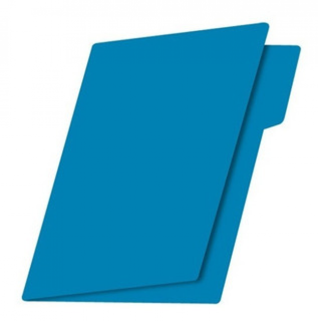 folder tamaño carta azul