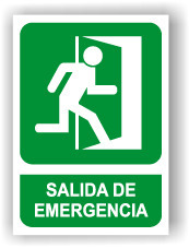 Rótulos de Salida de emergencia